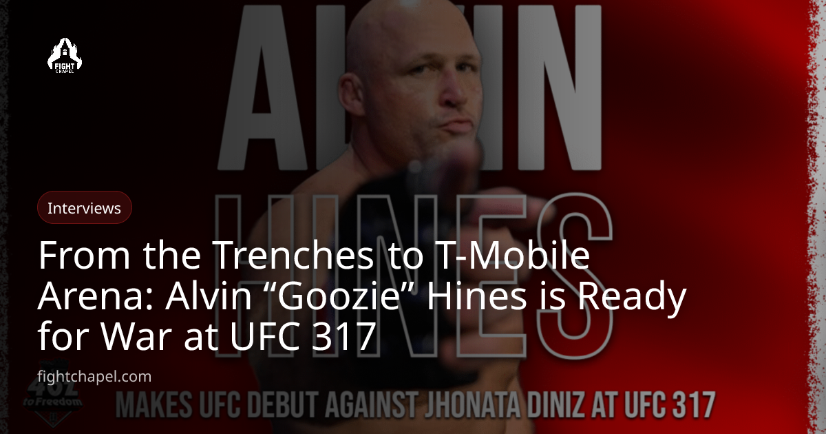 From the Trenches to T-Mobile Arena: Alvin “Goozie” Hines is Ready for ...